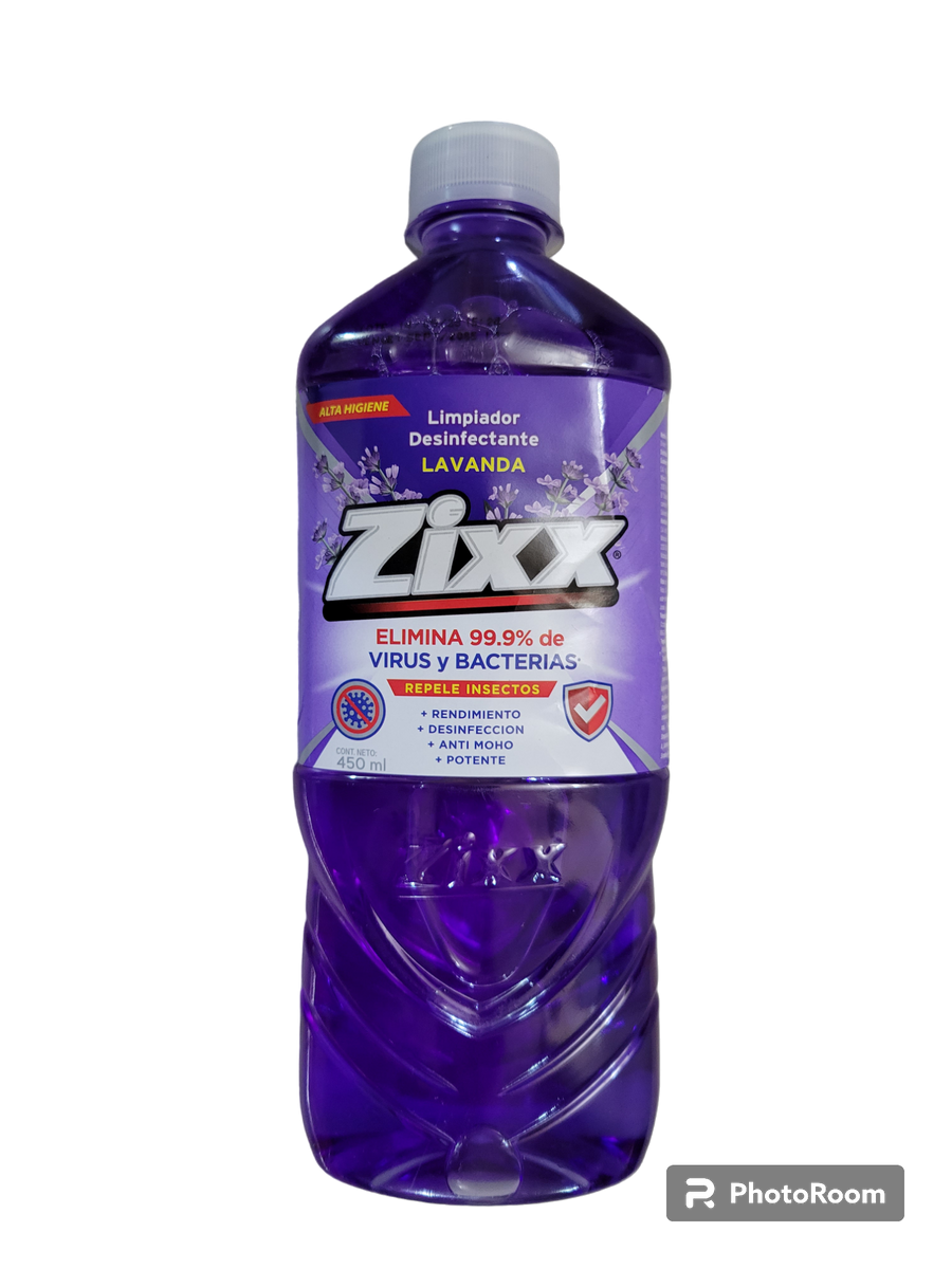 Limpiador desinfectante Zixx lavanda 450ml – Auto Pulpe