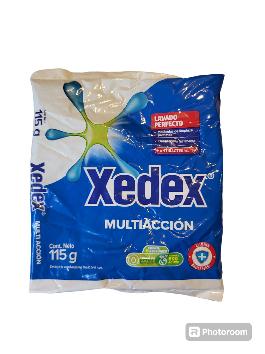 Detergente xedex multiacción 115gr – Auto Pulpe