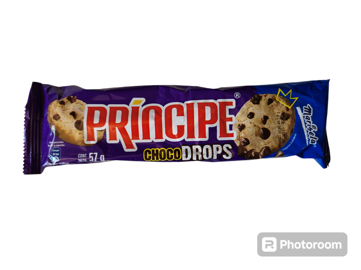 Galleta Principe Choco Drops 57g – Auto Pulpe
