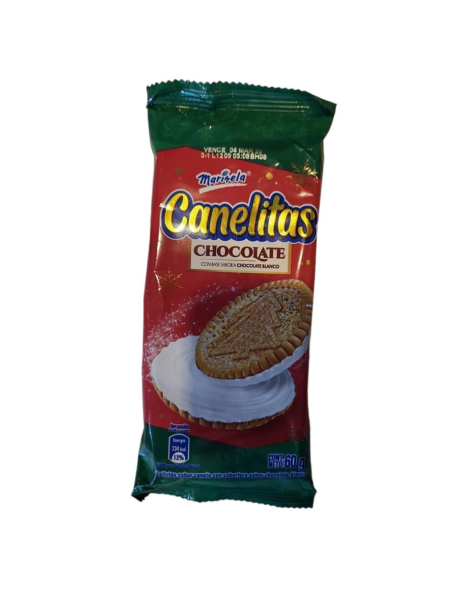 CANELITAS NAVIDEÑAS CHOCOLATE BLANCO 60g – Auto Pulpe