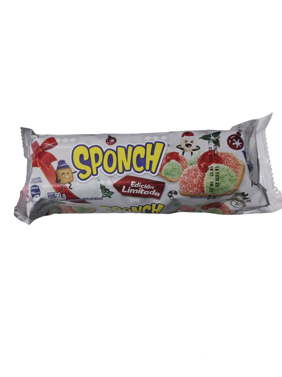 Galleta sponch navidad 90g – Auto Pulpe